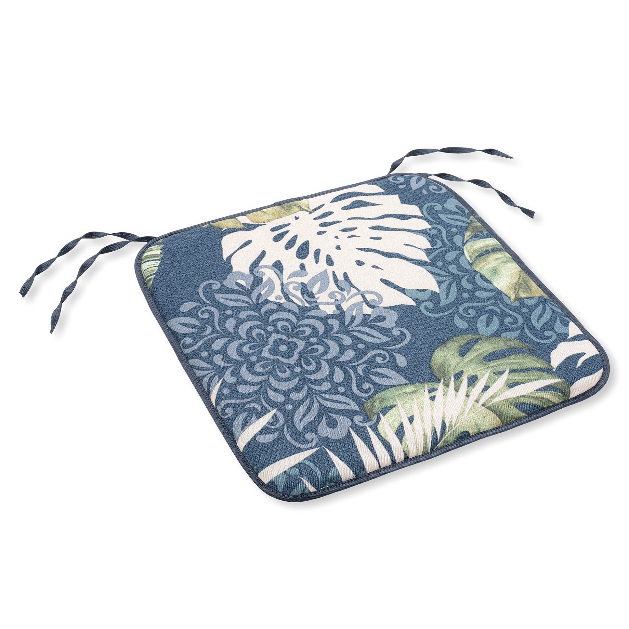 Perna patrata sezut scaun gradina/terasa, Maison Mex REVA BLUE, L.40 l ...