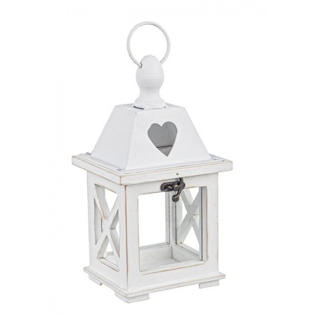 Set 2 felinare albe Alinka 13x10x24 cm - eMAG.ro