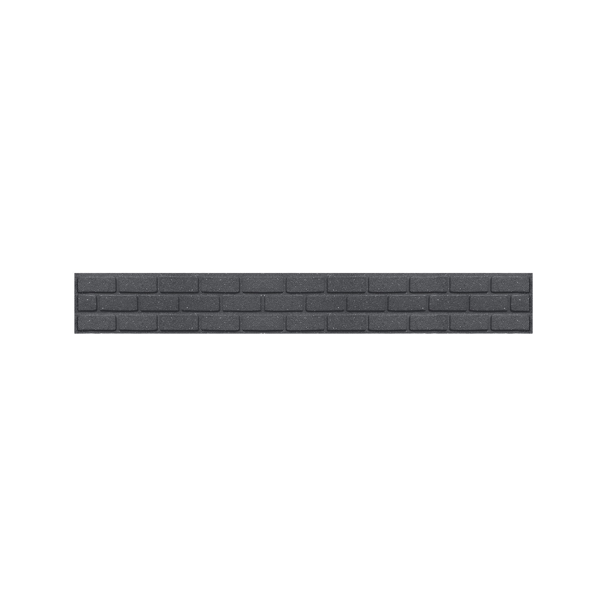 Palisada de gradina, Gri, 120x2x15 cm + 3 stifturi, + un conector - eMAG.ro