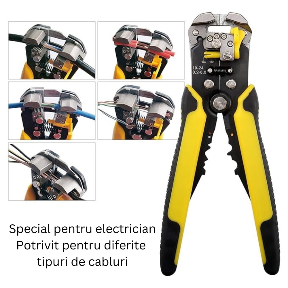 Cleste Multifunctional Dezizolat, Auto-Ajustabil, Cu Functie de Taiere ...