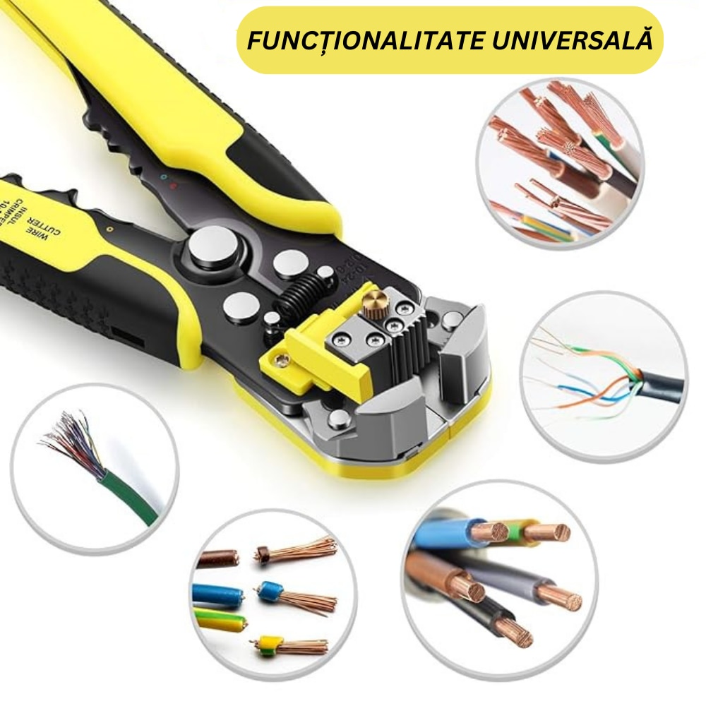 Cleste Multifunctional Dezizolat, Auto-Ajustabil, Cu Functie de Taiere ...