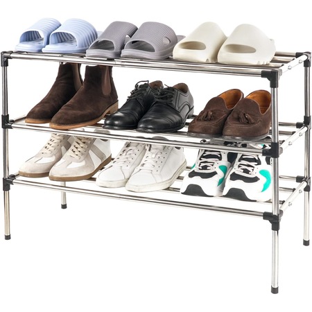 Рафт за обувки, Anmar, рафт на 3 нива, 80x28x57см - eMAG.bg