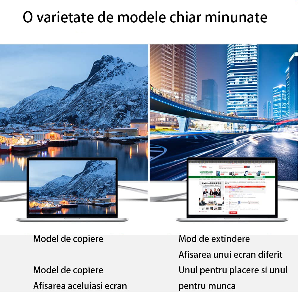 Adaptor Hub USB-C, Bolongking, USB-C/HDMI,4K HDMI 60hz, 1 Type-C ...