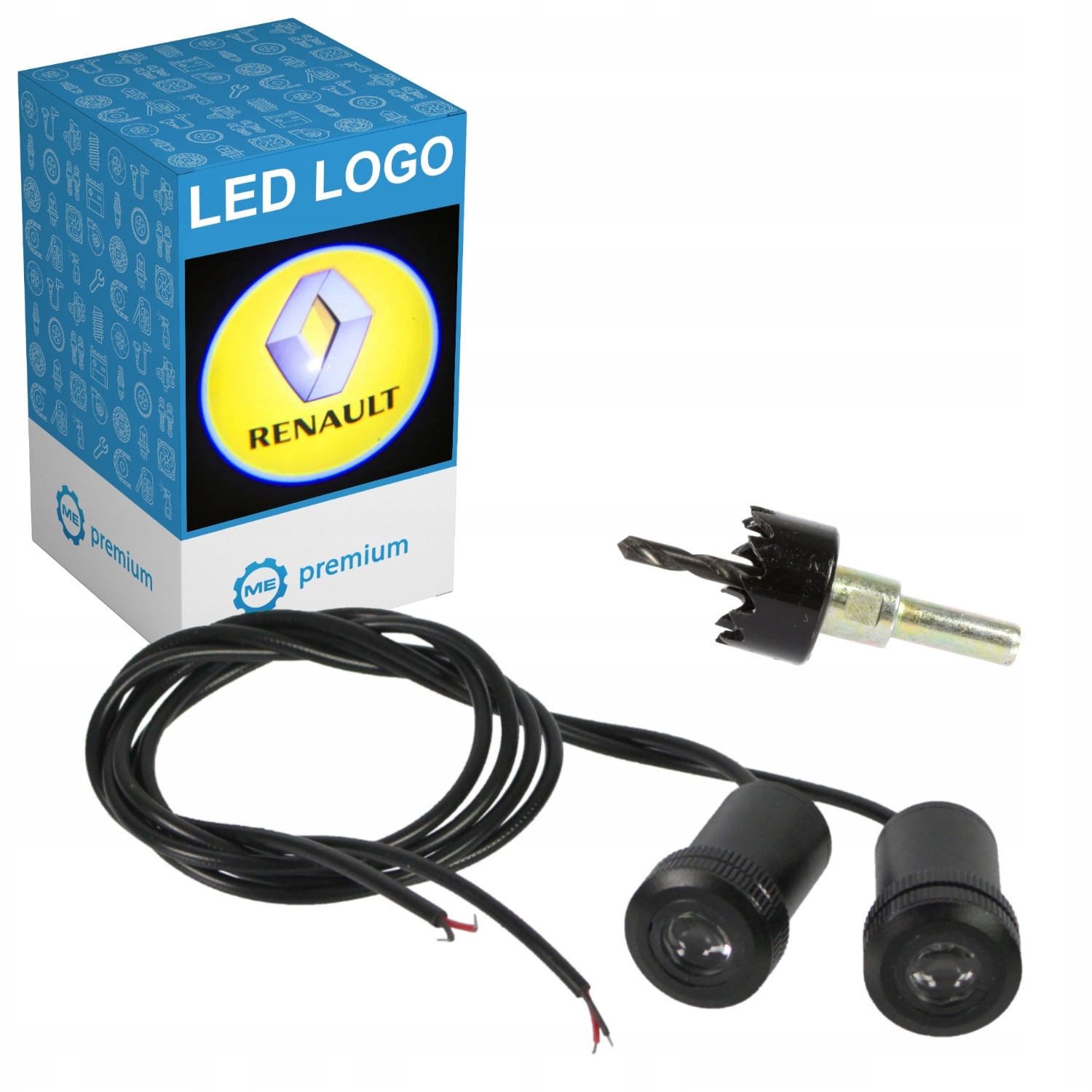 Set 2 Proiectoare Logo, ME Premium, Renault, Universal - eMAG.ro