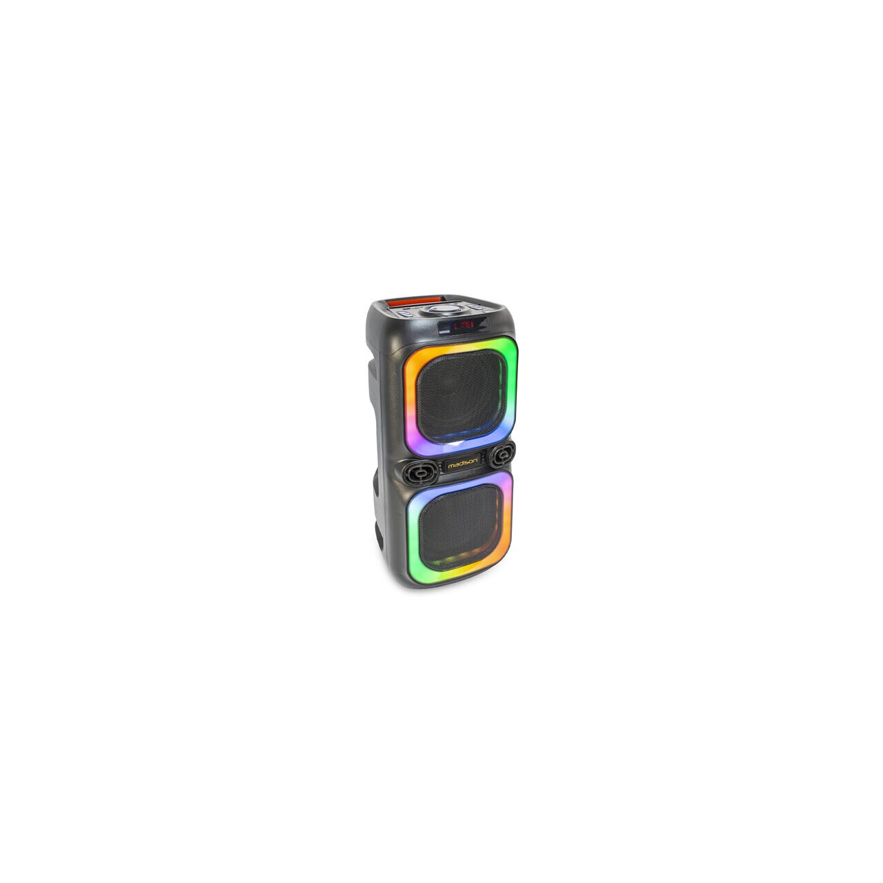 Boxa portabila led RGB, 600W Bluetooth, USB, microSD & AUX ...