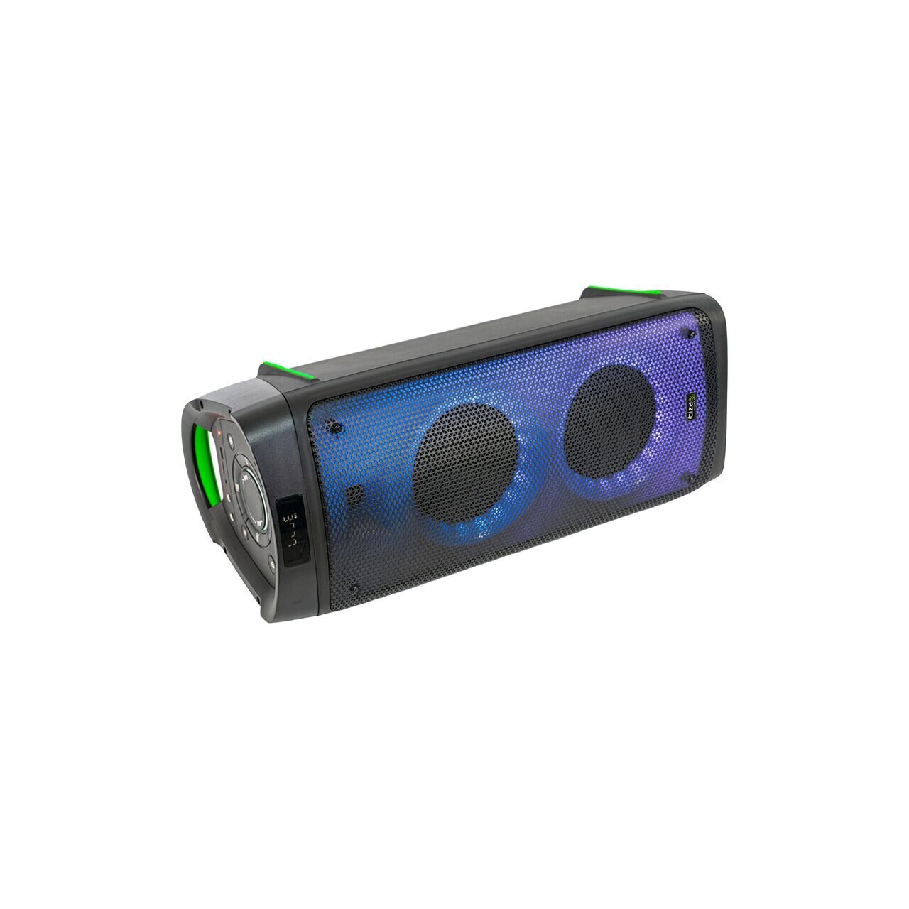 Boxa portabila iluminata led, 300W Bluetooth, USB, microSD & AUX ...