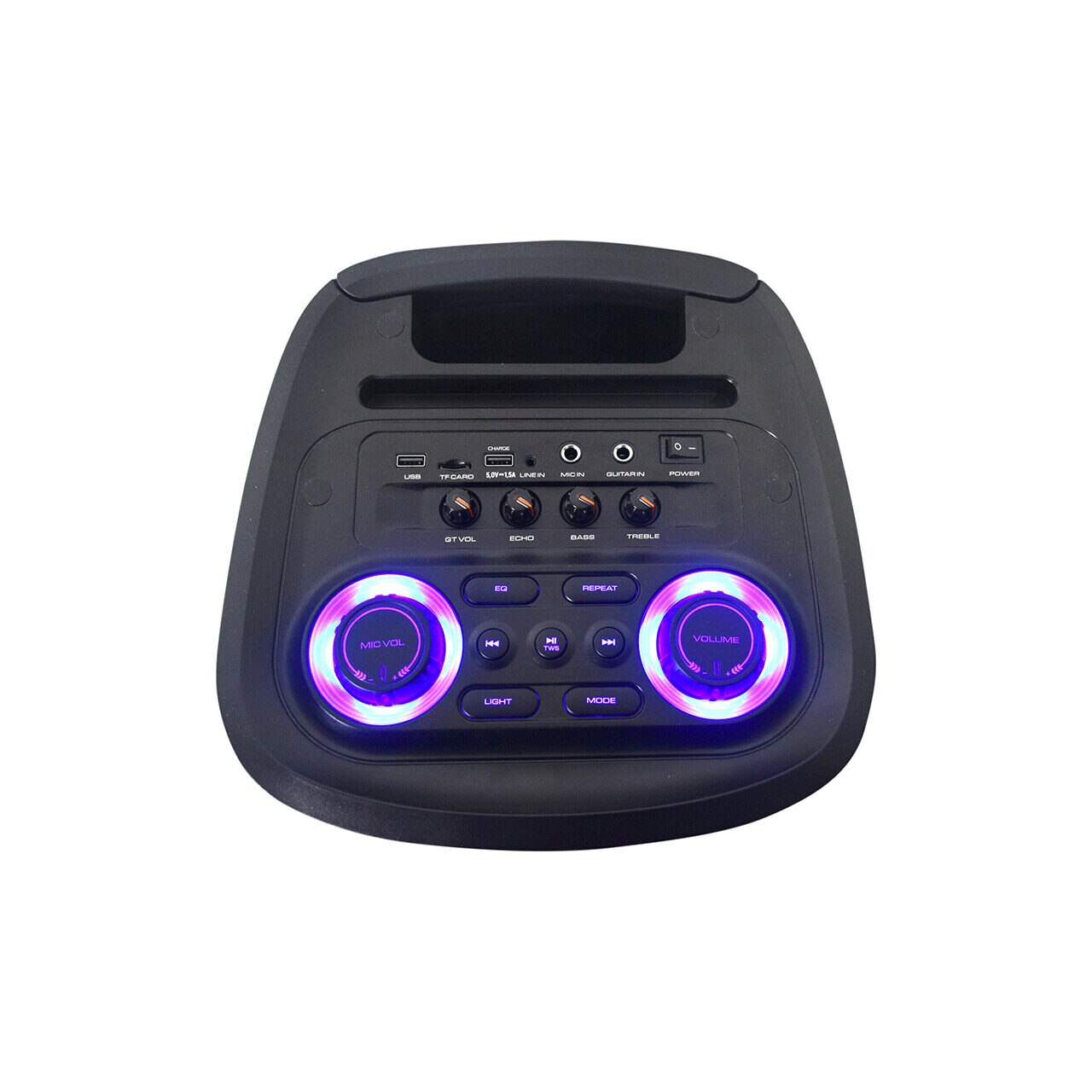 Boxa portabila 200 W, Bluetooth, USB, micro-SD, AUX, 320x300x630mm, Led ...