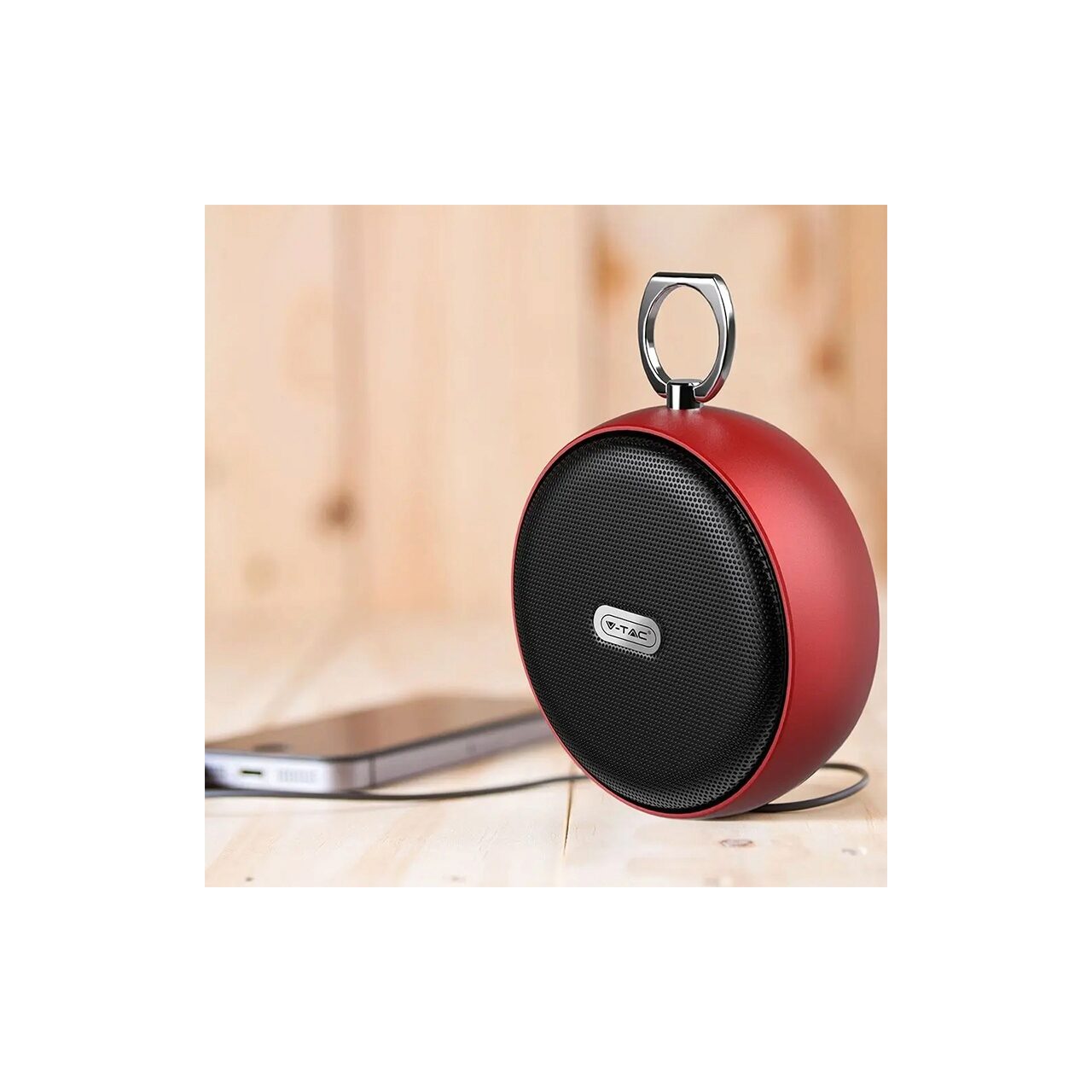 Mini-Boxa portabila Red 4 W, Bluetooth, Wireless - eMAG.ro