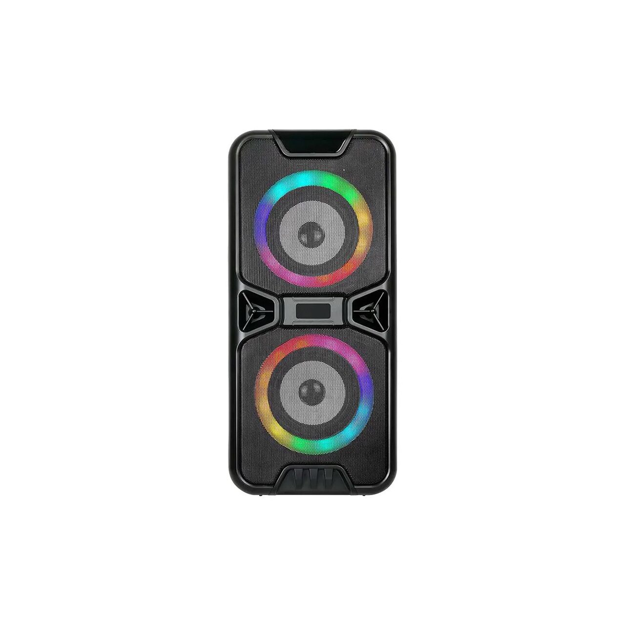 Boxa portabila iluminata led, 20 W, USB, FM, 185.3x177x410.5mm - eMAG.ro