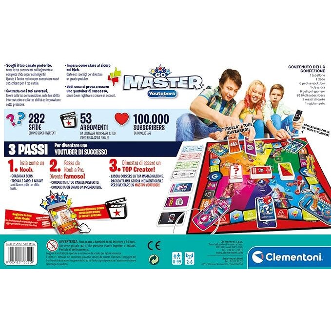 Joc Go Master Clementoni - Youtubers Edition - eMAG.ro