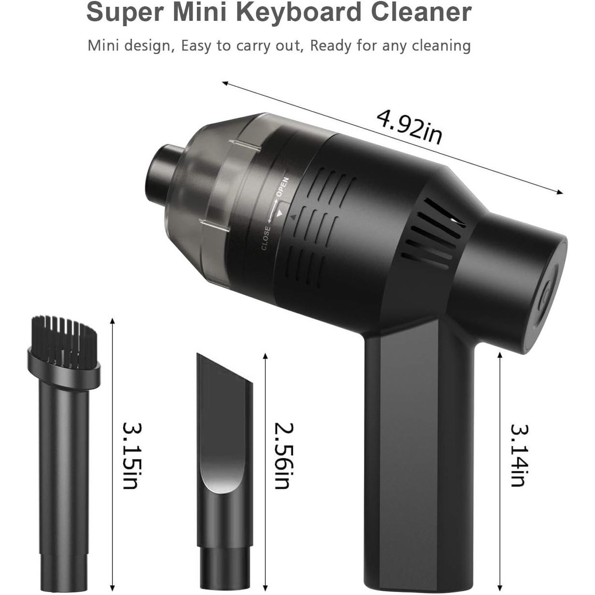 Mini aspirator fara fir, Longziming - eMAG.ro