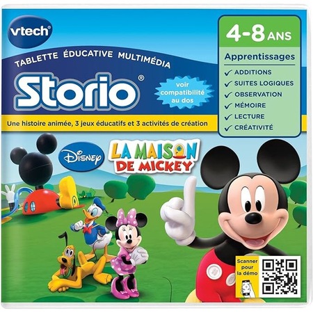 Joc educational Storio - Casa lui Mickey, VTech, Nivel 2 - Compatibil ...