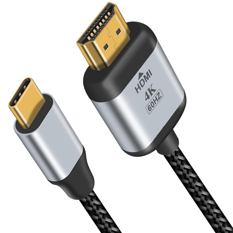 Cablu USBC HDMI, Aisdelu®, Rj45, 4K@60Hz, Ultra HD, 1.8M - eMAG.ro