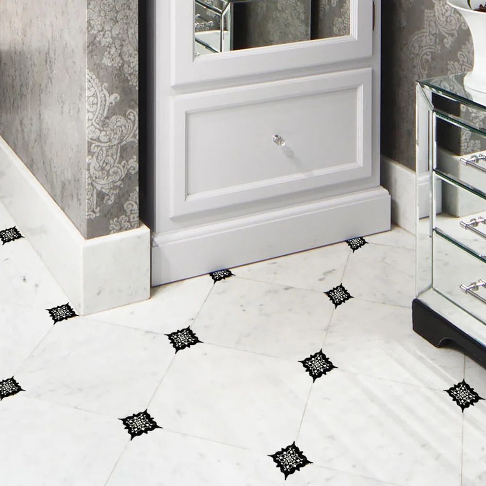 Sticker Adeziv pentru Decorul Gresiei si a Faiantei din Baie, Bucatarie ...