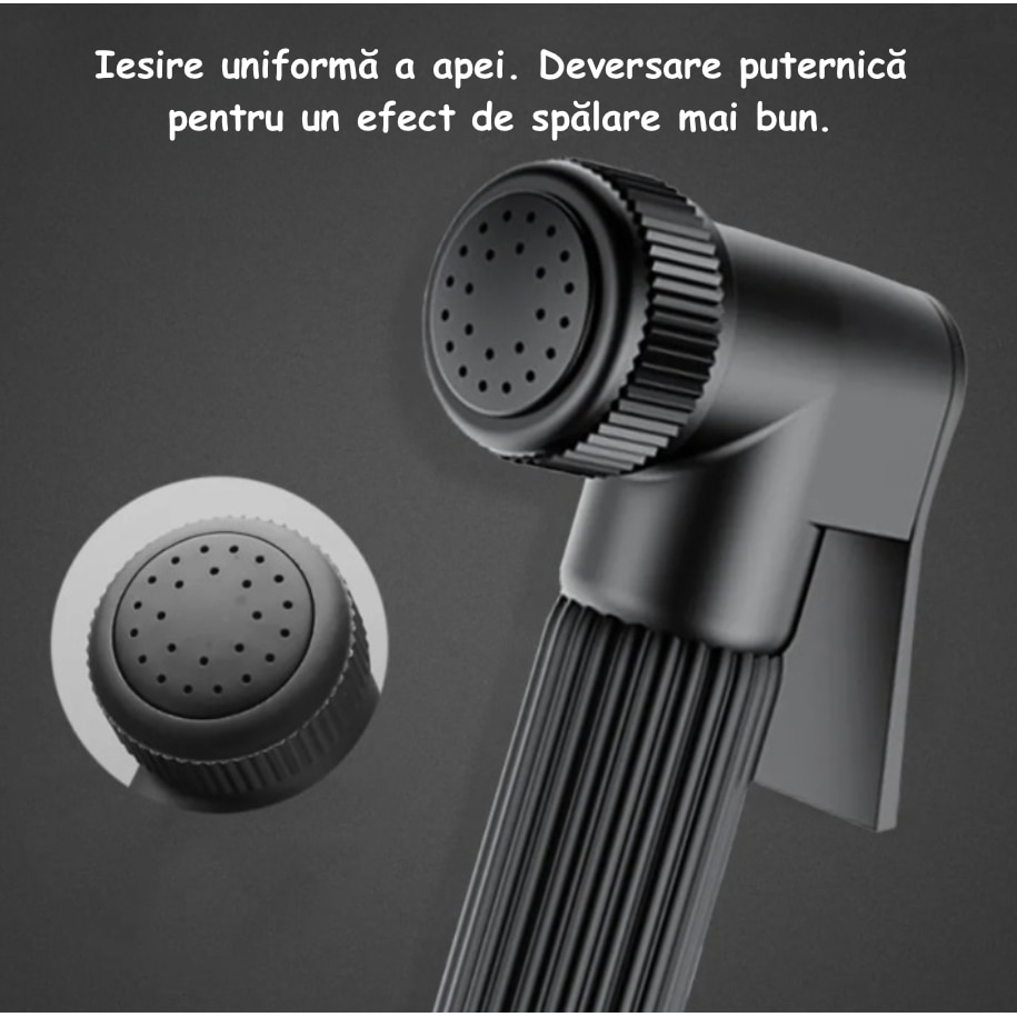 Set de dus de tip bideu cu pulverizator de apa si robinet pentru ...