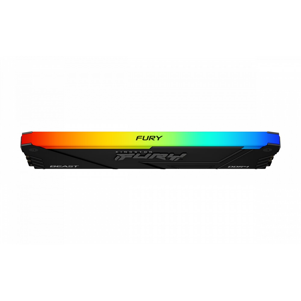 Memorie Kingston FURY Beast Black RGB 16GB DDR4 3200MHz CL16 KF432C16BB2A/16 - eMAG.ro