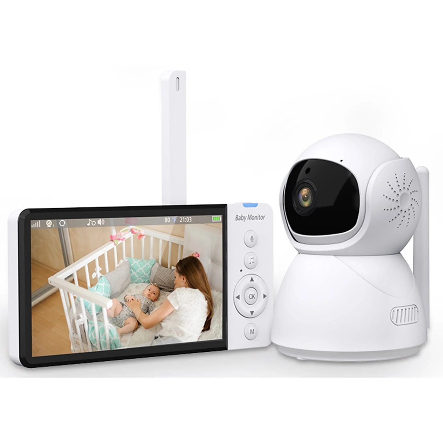 Baby Monitor Digital si Camera Audio-Video Wireless Pentru Supraveghere ...