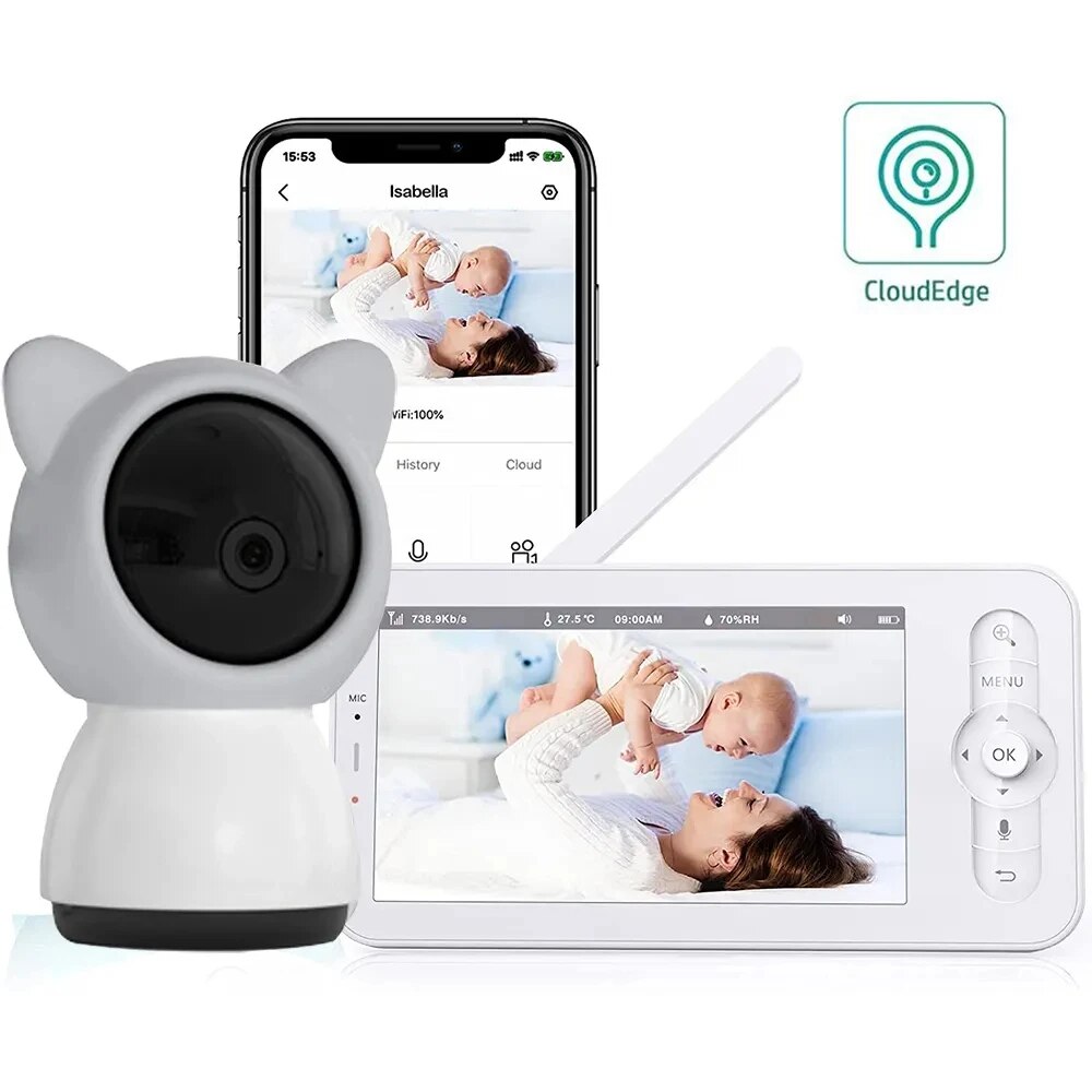 Baby Monitor si Camera Audio-Video cu Aplicatie Telefon IOS & Android ...