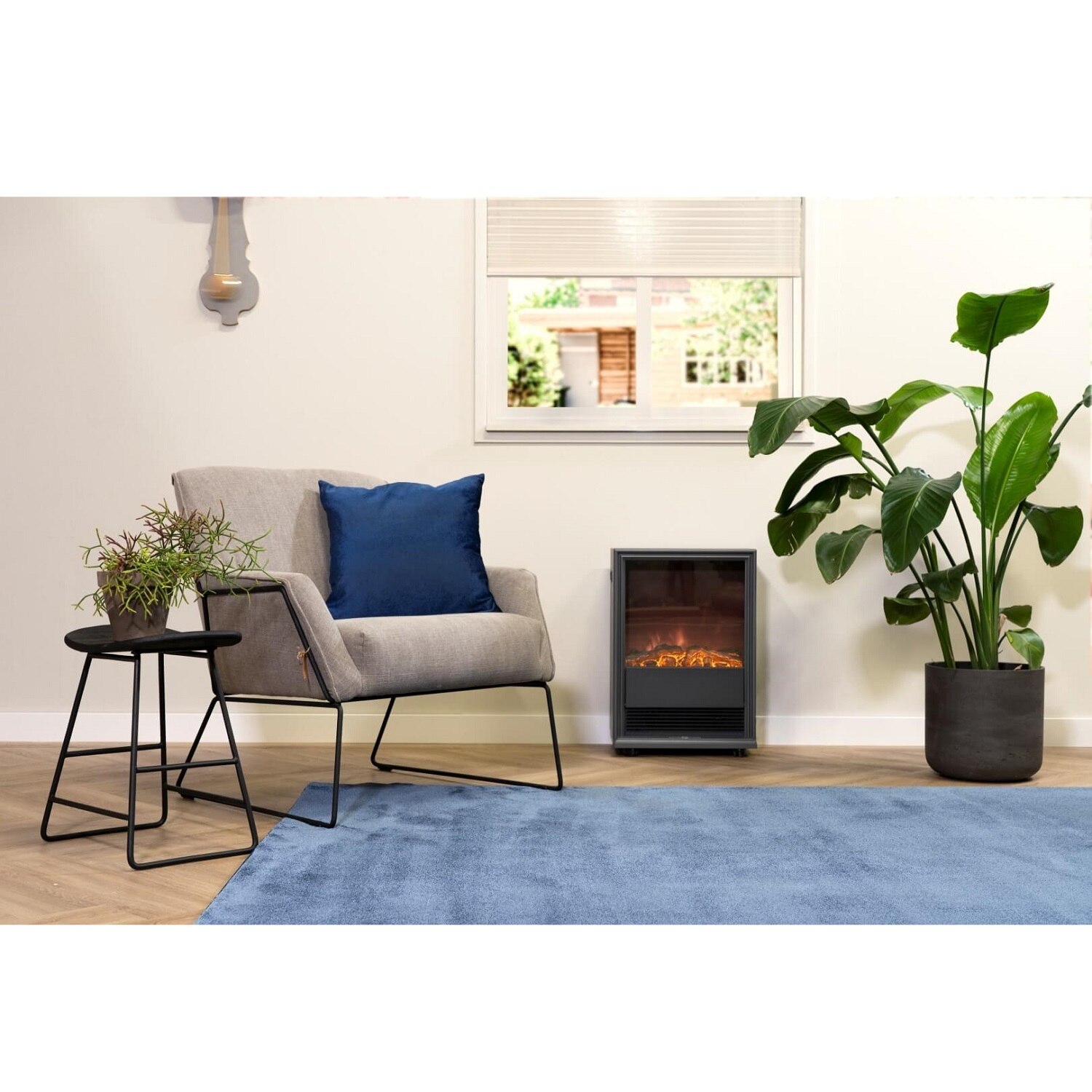 Semineu electric Eurom, Barcelona, 2 trepte putere, termostat ...