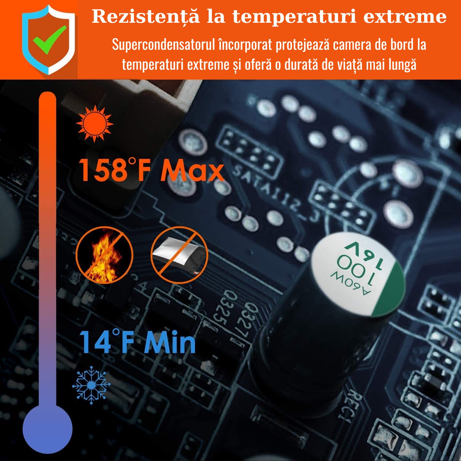 Camera auto cu inregistrari multiple de inalta definitie din trei ...