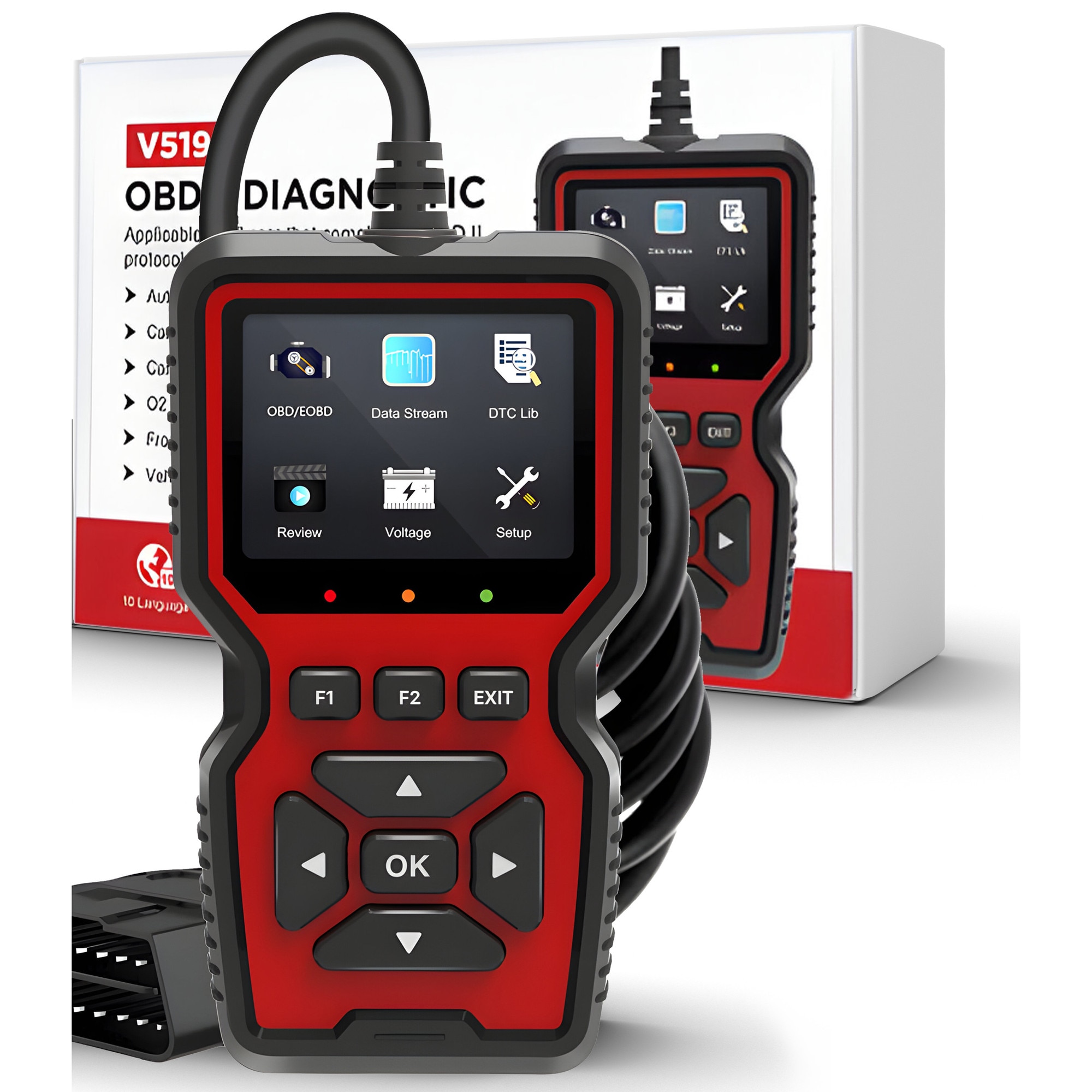 Tester Diagnosticul OBD2 RETOO DriveTech V519, Instrument Indispensabil ...