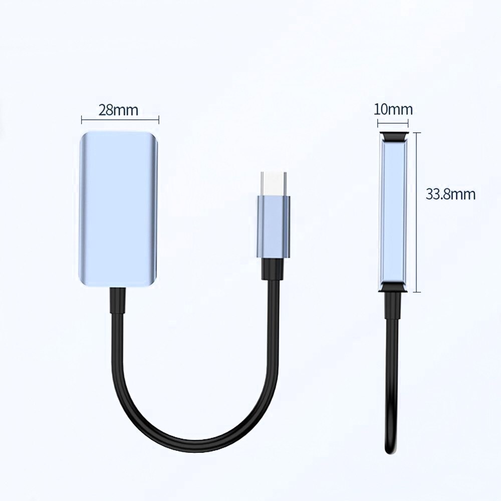 Adaptor video USB-C la HDMI Techstar® CYCST60, 4K Ultra HD, Compatibil ...