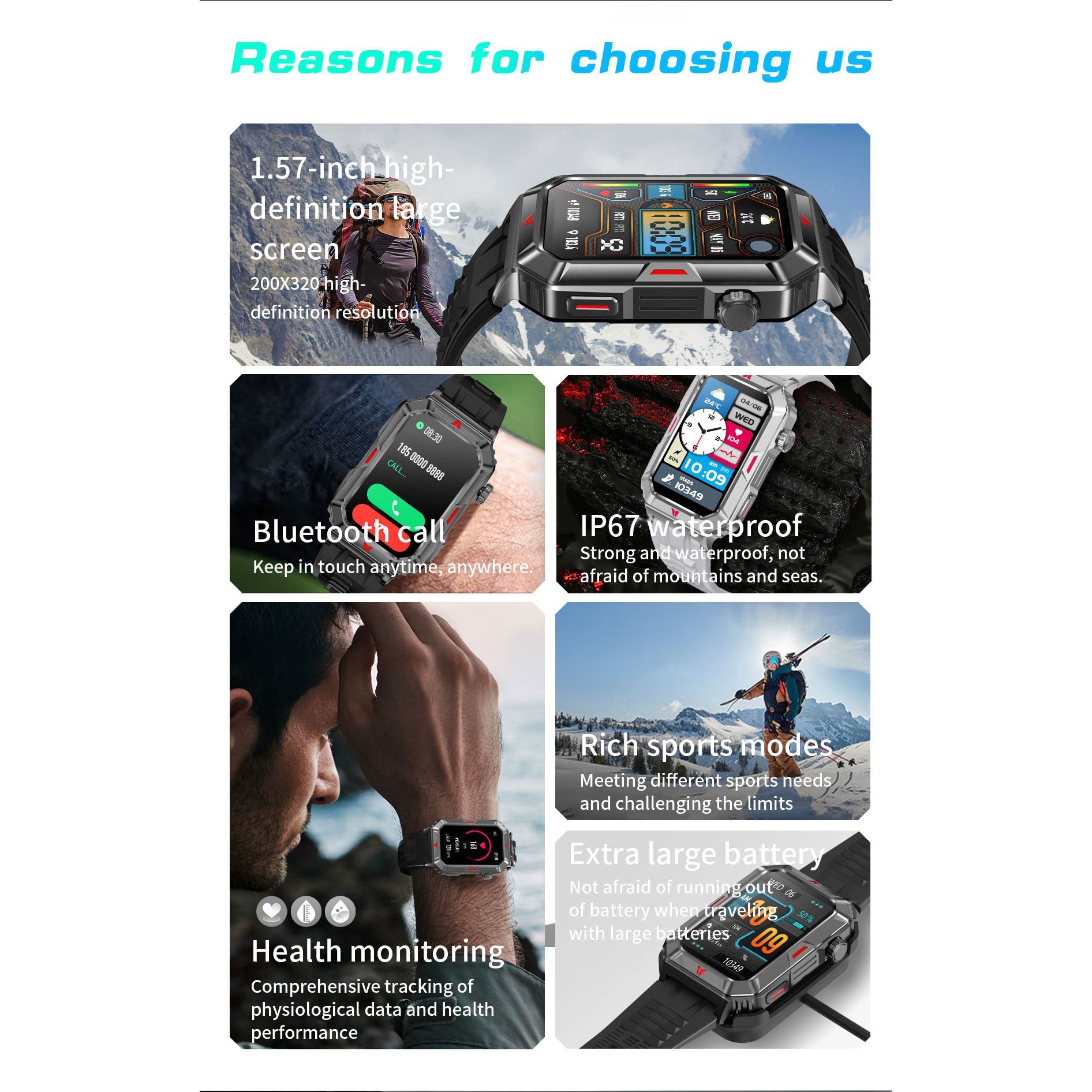 Ceas SmartWatch Dinamic Evolution idealSTORE, Ecran LCD color 1, 57 ...