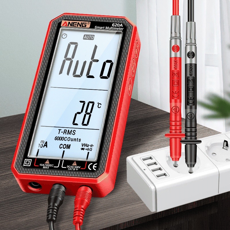 Multimetru Digital BLEKSY, Detectie Automata, Avertizare, Curent DC/AC ...