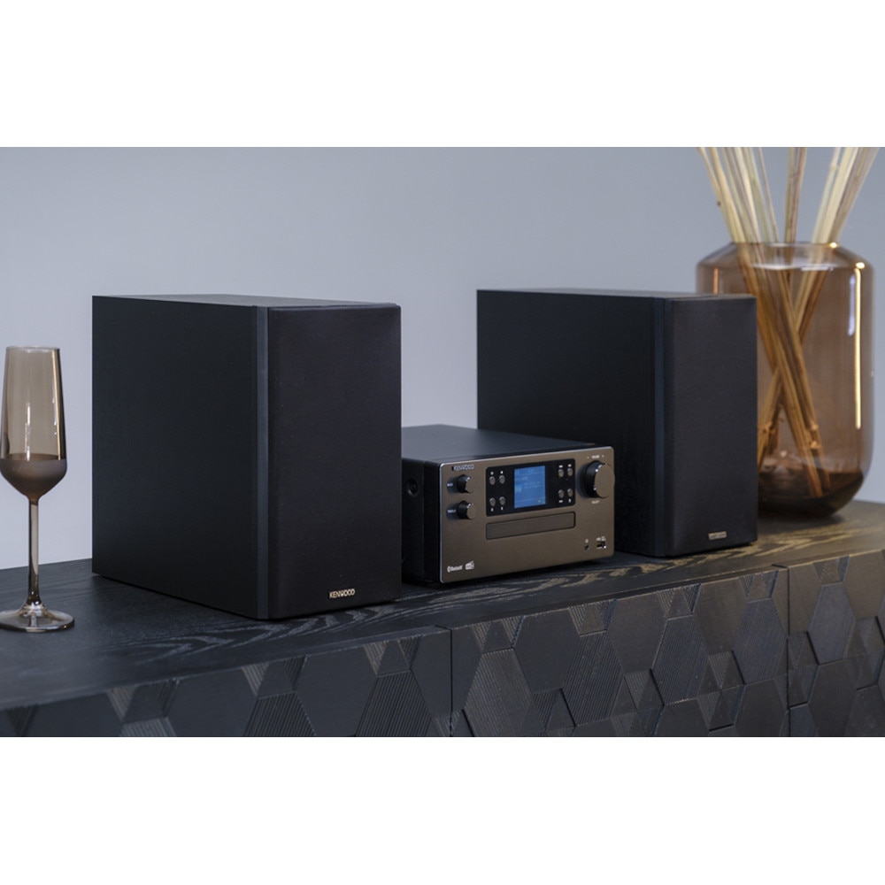 Sistem audio Kenwood M-925DAB-B, DAB+, Bluetooth, CD Player, USB, Negru ...