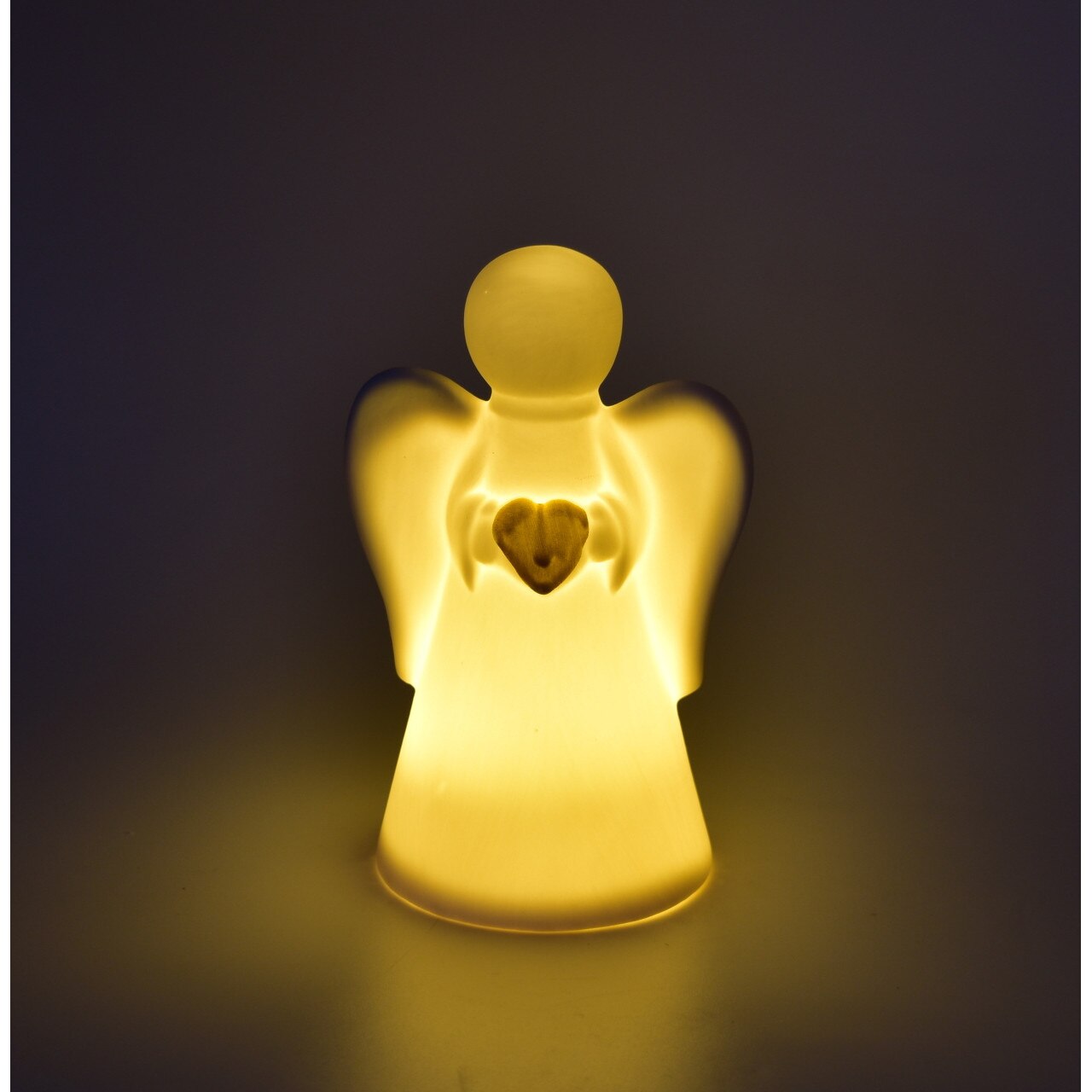 Inger de portelan cu iluminare LED 13x7 cm - eMAG.ro