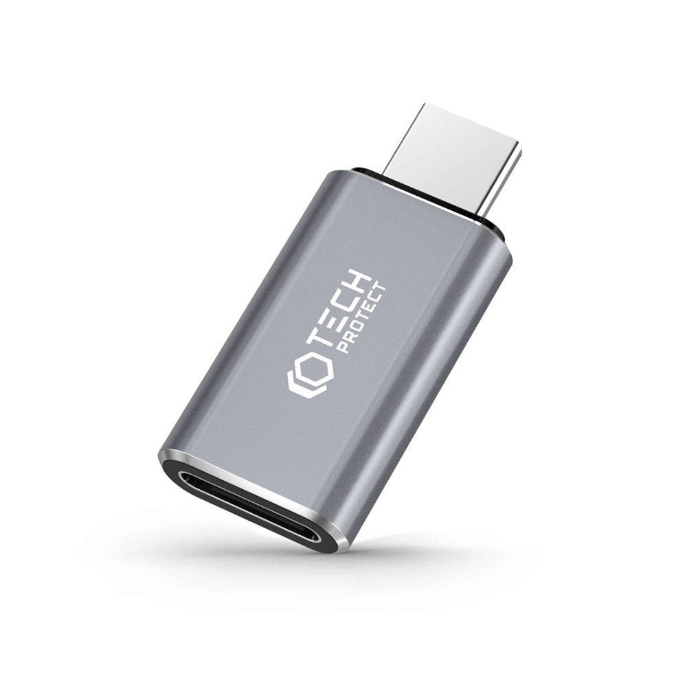 Adaptor TECH-PROTECT UltraBoost, mama Lightning la tata USB-C, Gri ...