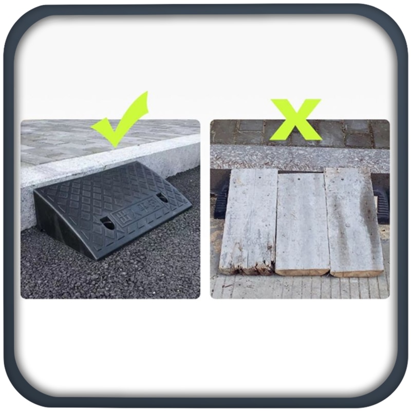 Set rampa bordura, neagra, Rebiko, 8 cm - eMAG.ro