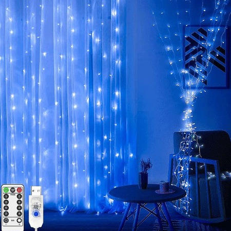 Instalatie De Craciun SIKS, 3 M X 3 M, Model Plasa USB, 8 Moduri, 300 ...