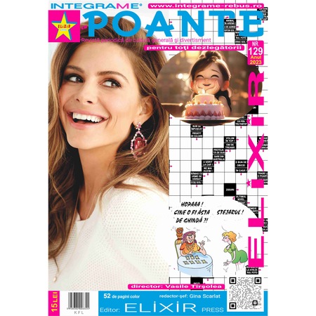 Integrame cu poante nr 129, 52 pagini, Elixir Press - eMAG.ro