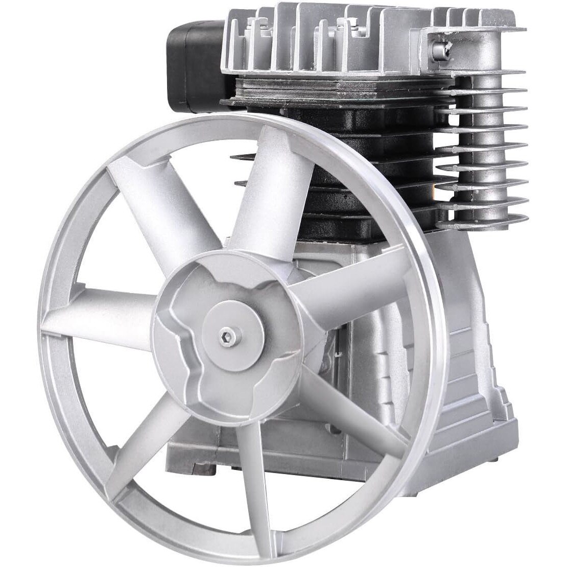 Cap compresor, 375 l/min, 2200 W, 1300 rpm, 11 bar, argintiu - eMAG.ro