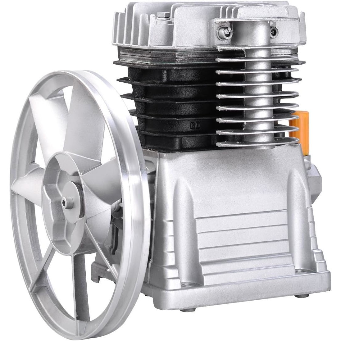 Cap compresor, 375 l/min, 2200 W, 1300 rpm, 11 bar, argintiu - eMAG.ro