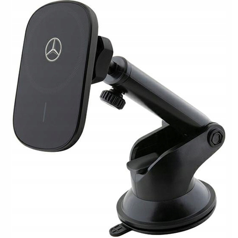 Suport auto cu incarcator wireless, Mercedes AMG, Magnetic, Compatibil ...
