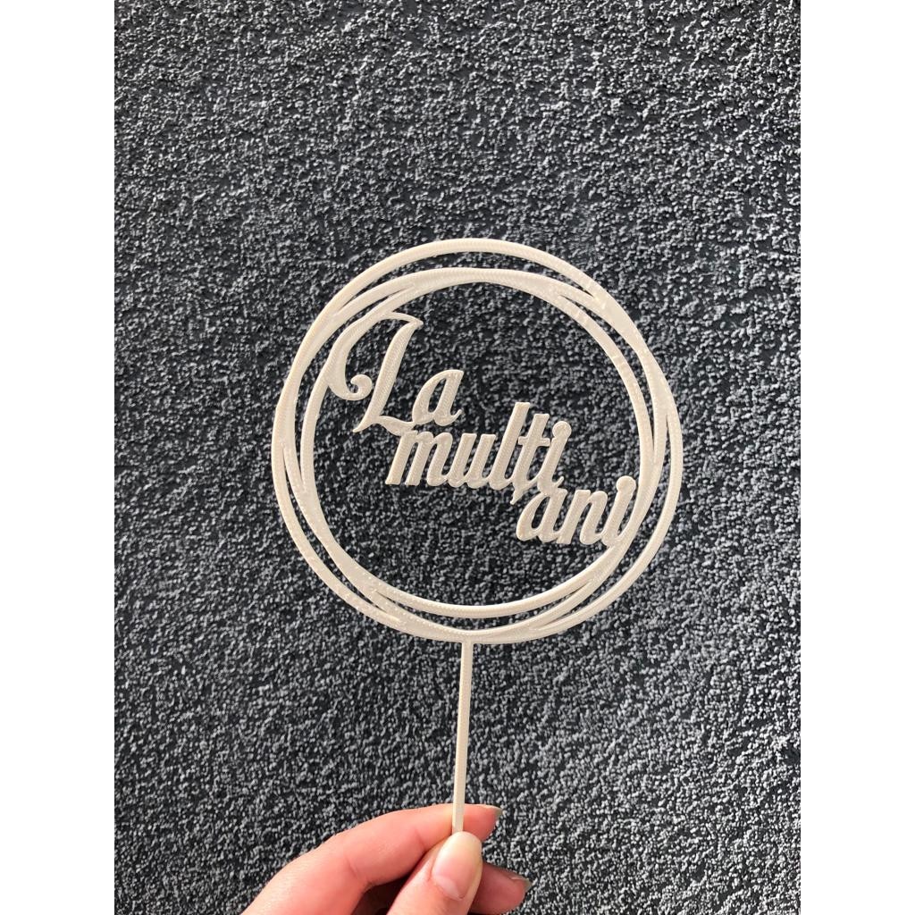 Декорация за торта РОЖДЕН ДЕН топер празнуващ живота обръщане 19