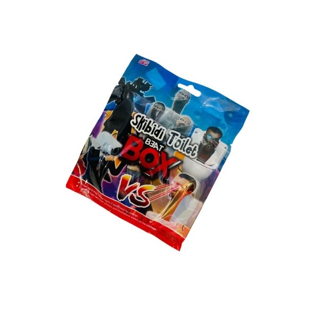 Skibidi Beat box плик, с фигурка и карти изненади, Mystery Box - eMAG.bg