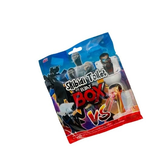 Skibidi WC Beat box boríték, figurával és meglepetéskártyákkal, Mystery ...