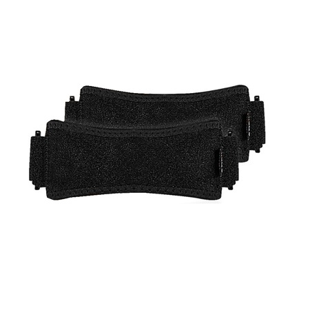 Set de 2 suporturi pentru tendon rotulian Abnii, textil, negru, 22-44 ...