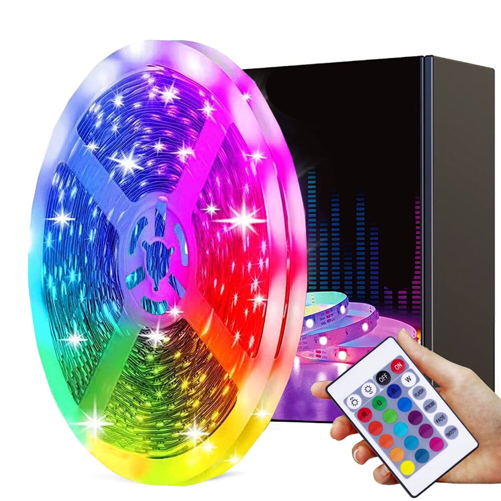 Kit Banda Led Rgb Teno® Inteligenta Cu Intensitate De Lumina Si Culori