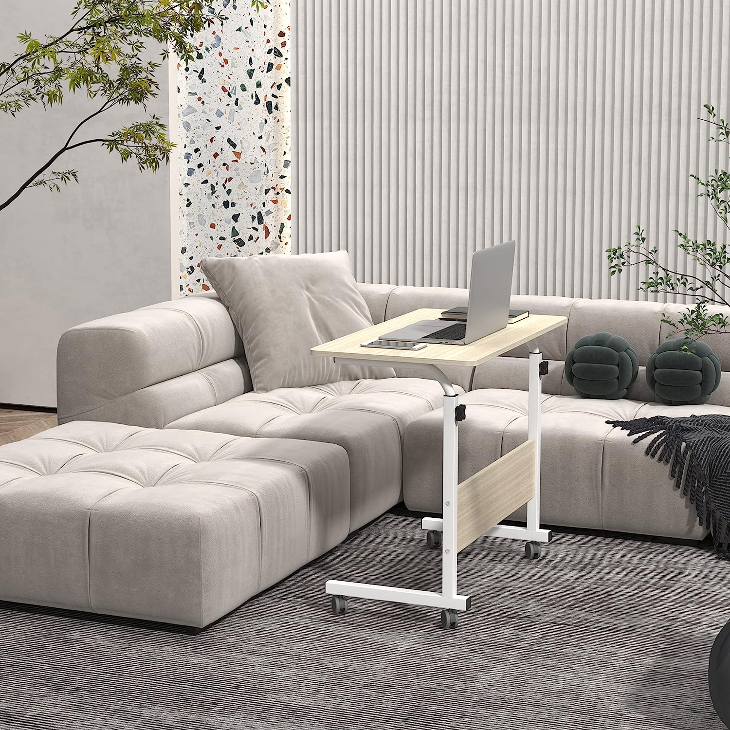 Birou cu role VIENOD, birou de studiu reglabil in picioare, masa ...