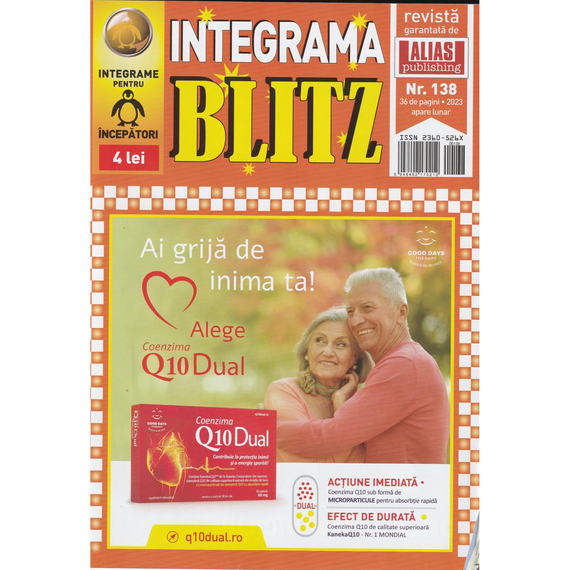Integrame blitz 138 - nivel incepatori, Publicatiile Flacara - eMAG.ro