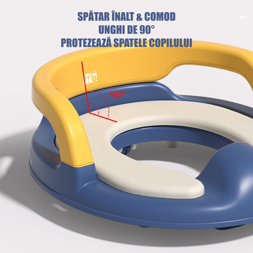 Reductor WC Copii cu Manere Linomag®, Portabil, Antiderapant, 1-8 ani ...