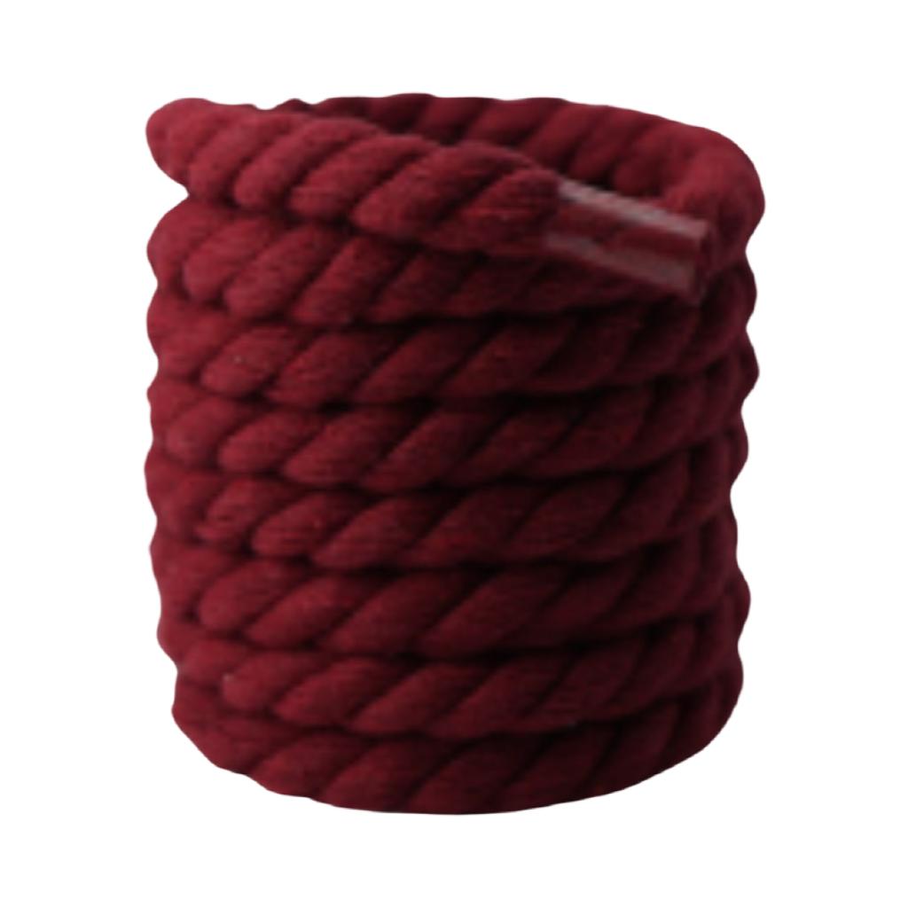 Sireturi funie rasucita -rope laces 140 cm burgundy - eMAG.ro