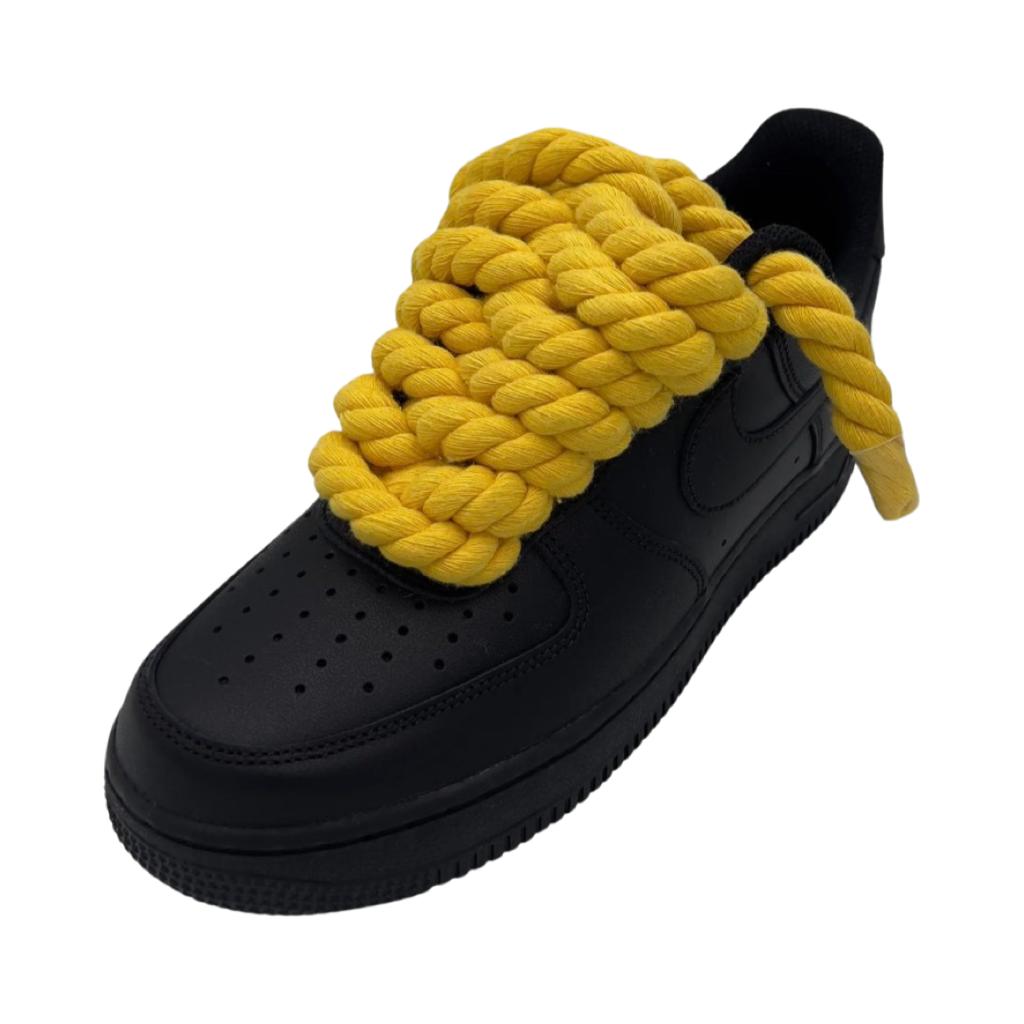 Sireturi funie rasucita - rope laces 160 cm galben - eMAG.ro