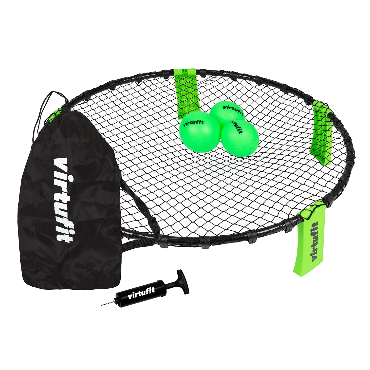 Set joc Spikeball VirtuFit Roundnet RN90 Pro, kit complet pentru ...