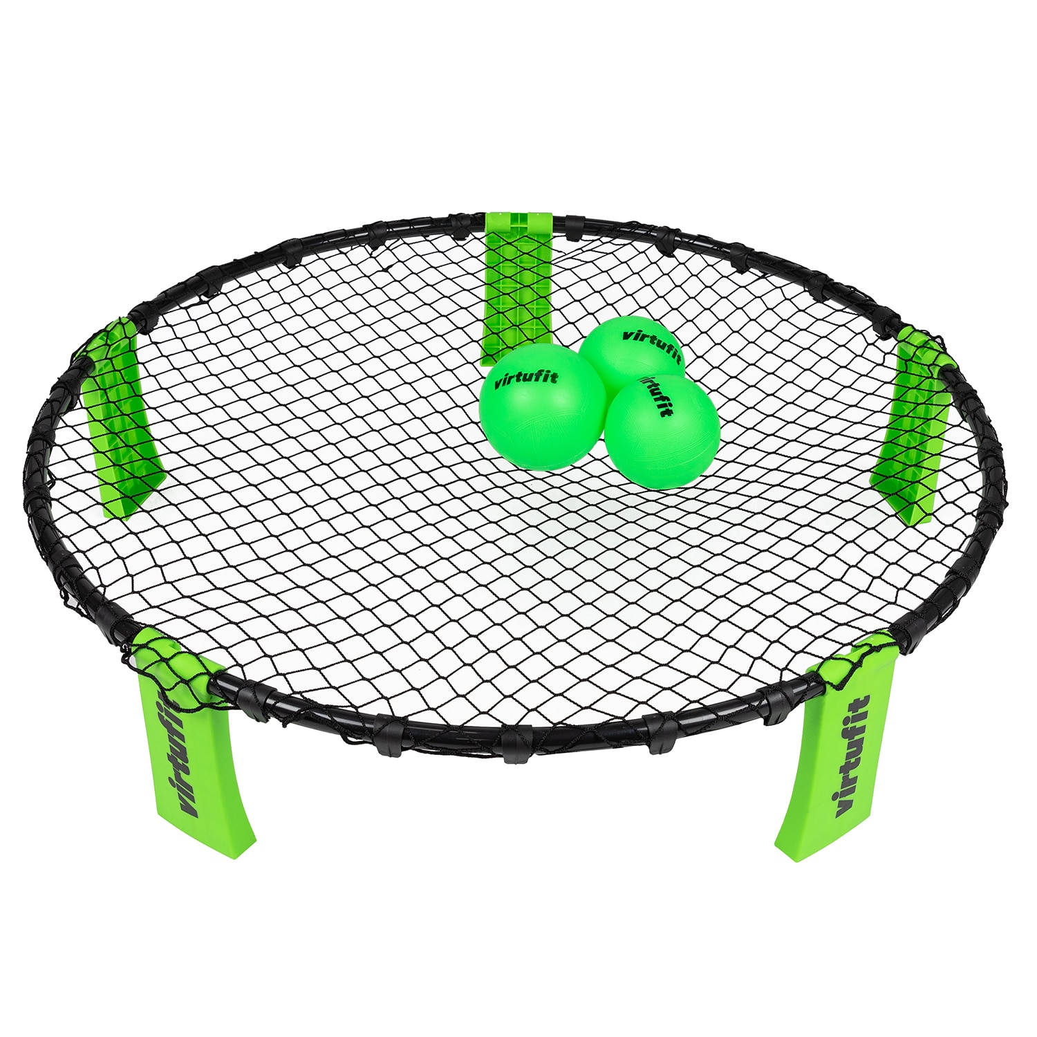 Set joc Spikeball VirtuFit Roundnet RN90 Pro, kit complet pentru ...