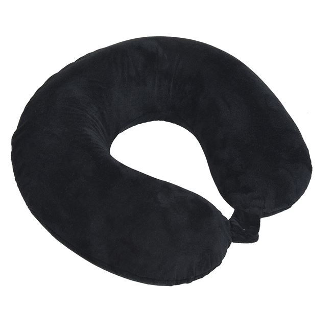Perna de Calatorie Anatomica cu Spuma cu Memorie Neagra 30cm Memory ...